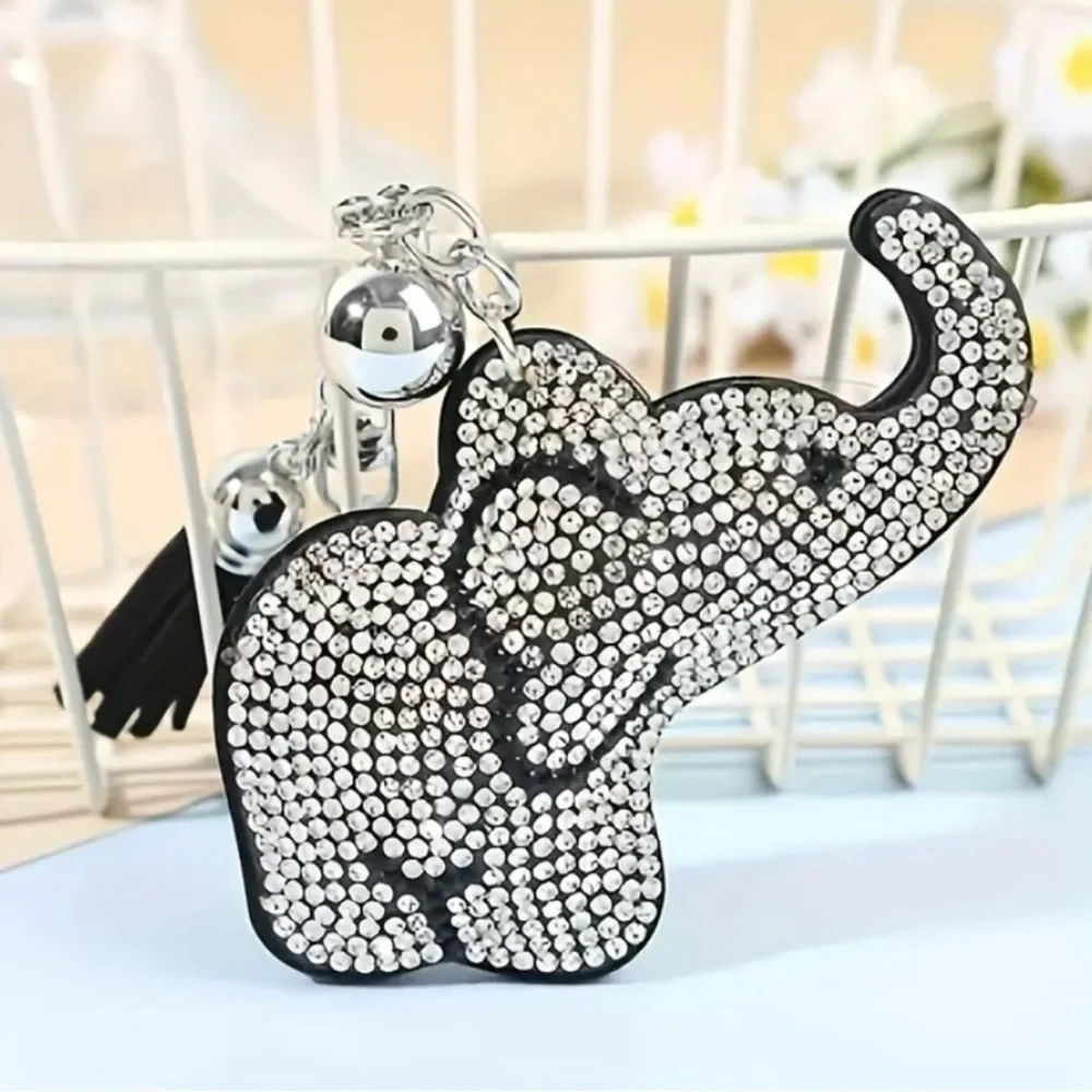 Accessories | Crystal Baby Good Luck Elephant Keychain | Poshmark